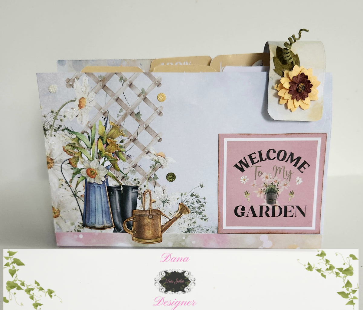 Blooming Garden File Folders and Journal – Tres Jolie Kits