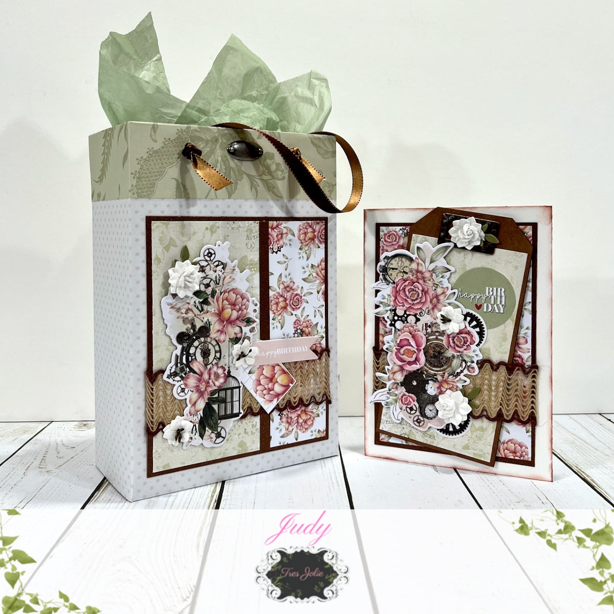 Birthday Card & Gift Bag – Tres Jolie Kits