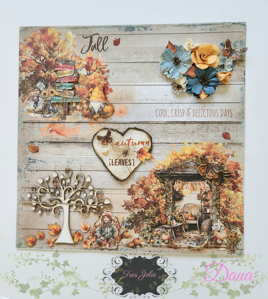 Autumn Splendor Layout – Tres Jolie Kits