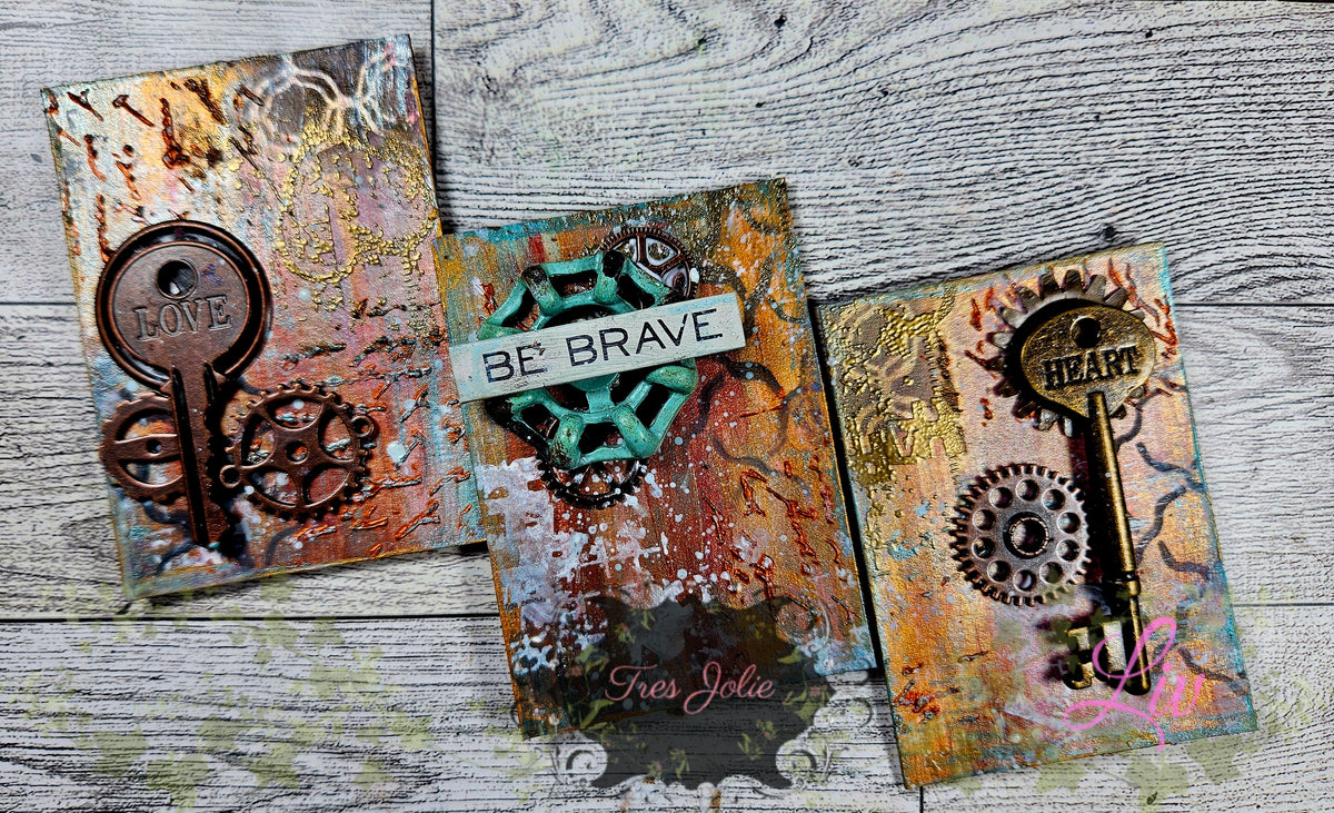 Mixed Media ATC Cards – Tres Jolie Kits