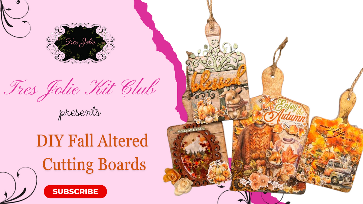 DIY Fall Altered Cutting Boards – Tres Jolie Kits
