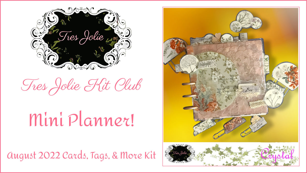 Mini Planner - August Cards, Tags, & More Kit – Tres Jolie Kits